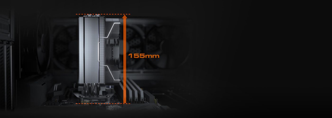 Cougar Forza 50 CPU Air Cooler – Cougar Gaming