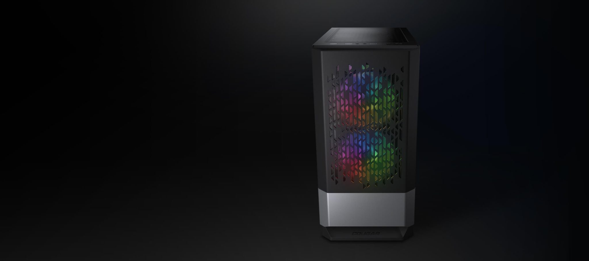 Cougar Case MG140 AIR RGB Mini Tower Case – Black – Cougar Gaming