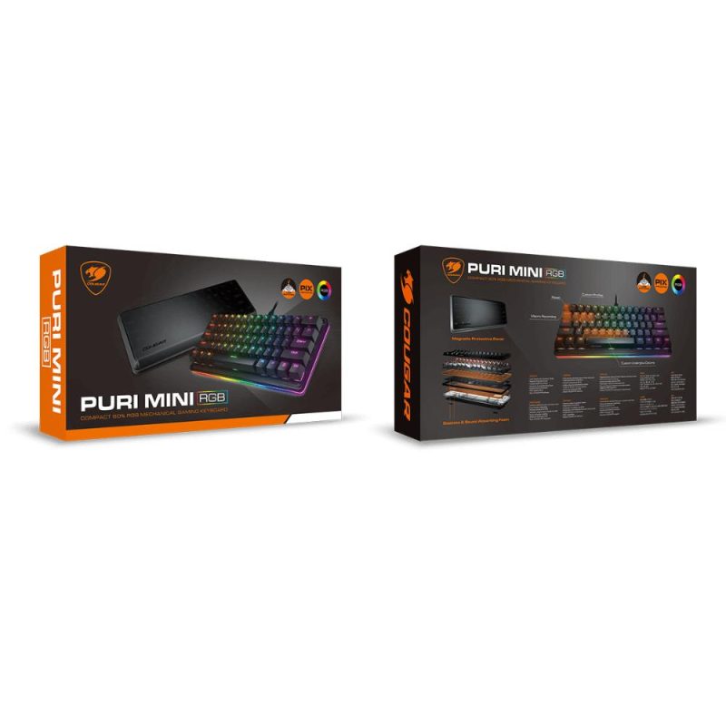 Cougar PURI MINI RGB 60% Gaming Keyboard – Cougar Gaming